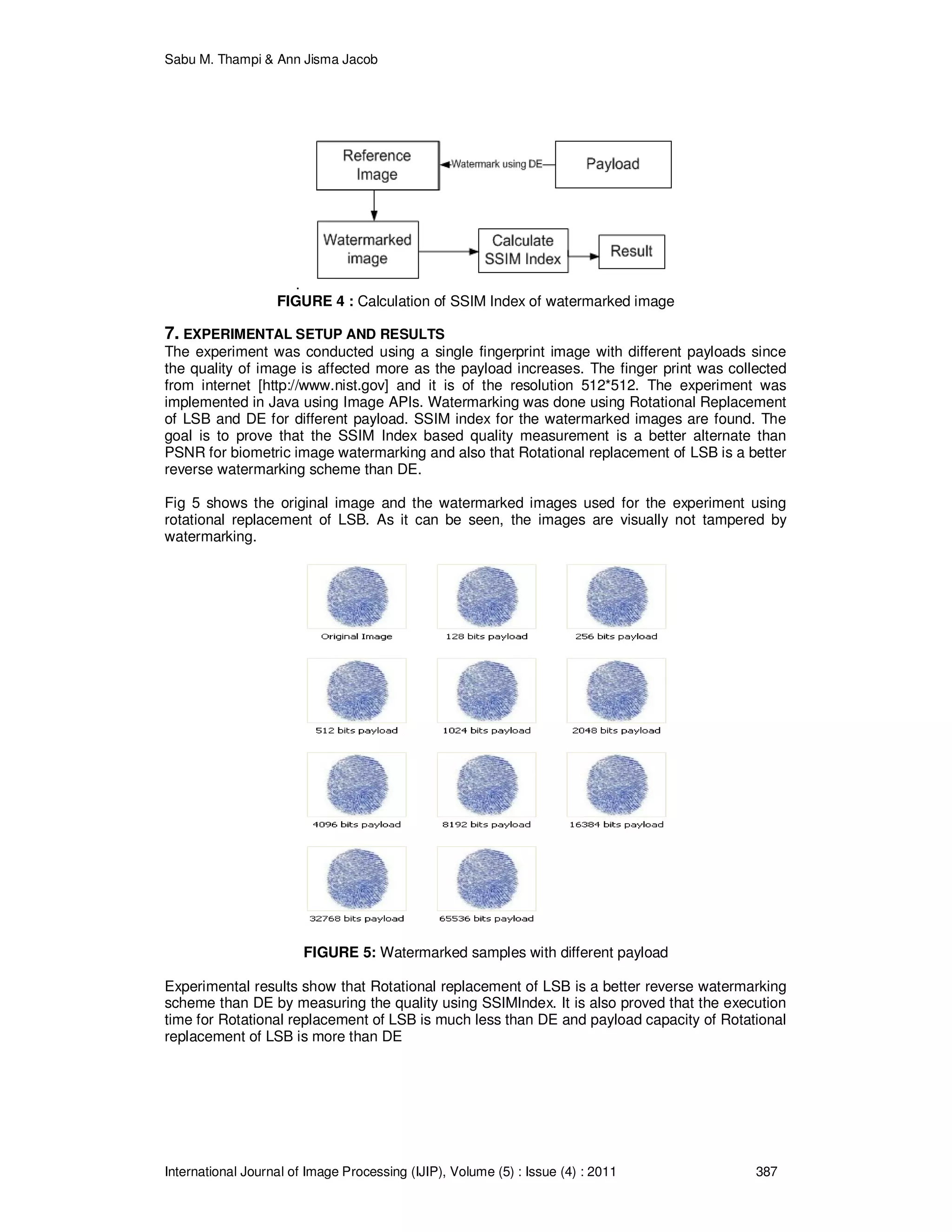 Securing Biometric Images Using Reversible Watermarking Pdf