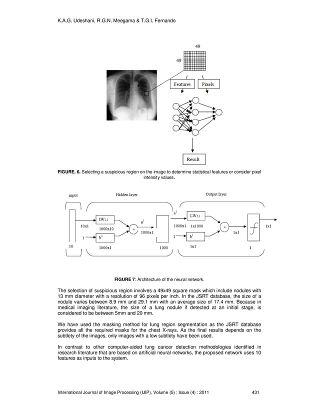 Statistical Feature Based Neural Network Approach For The Detection Of