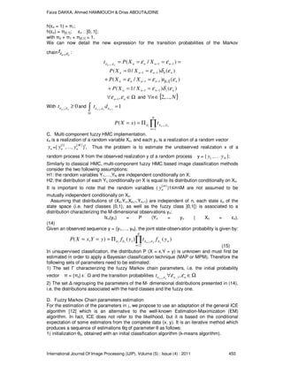 Unsupervised multispectral image Classification By fuzzy hidden Markov chains model For SPOTHRV ...