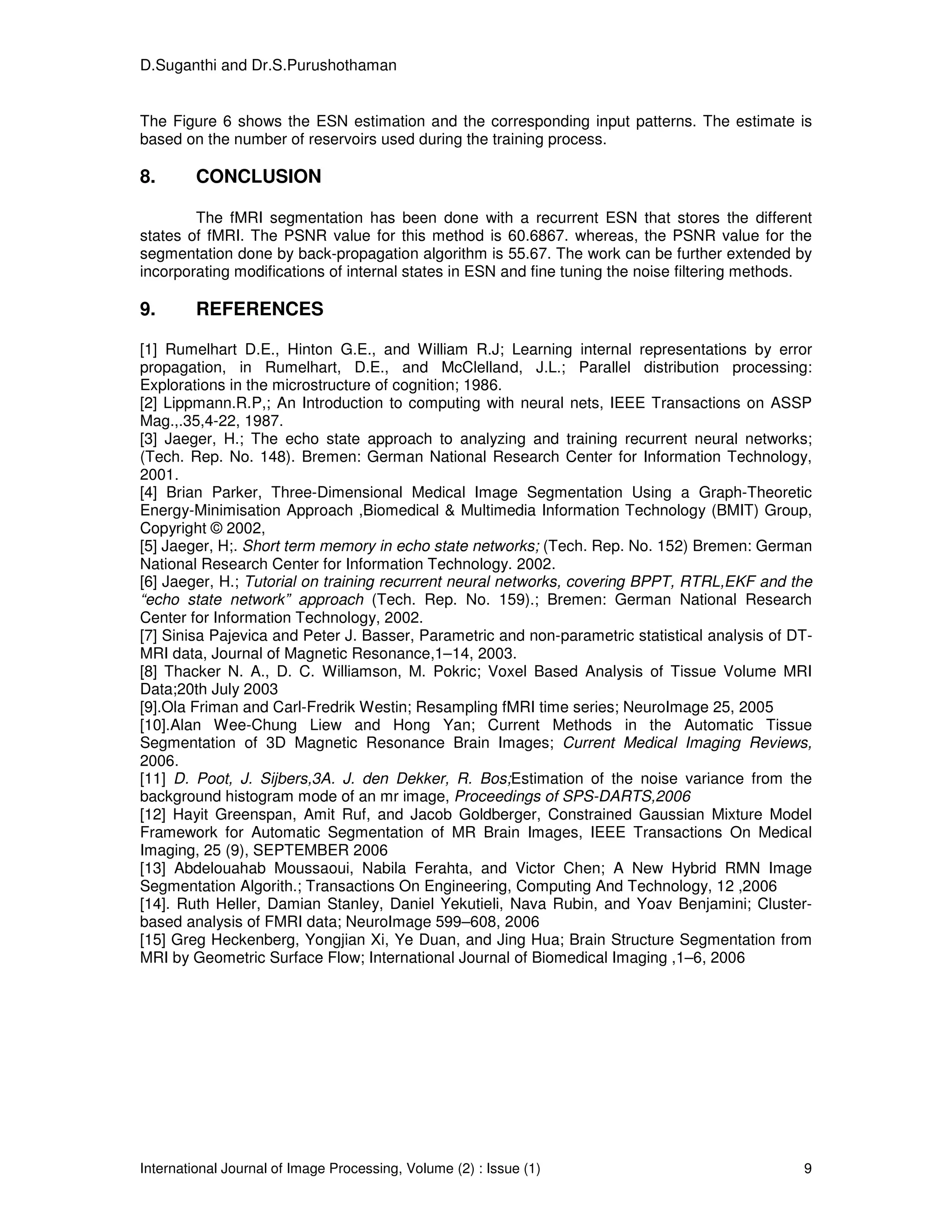 fMRI Segmentation Using Echo State Neural Network | PDF