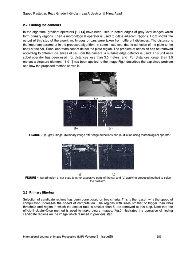 An Intelligent Control System Using An Efficient License Plate Location