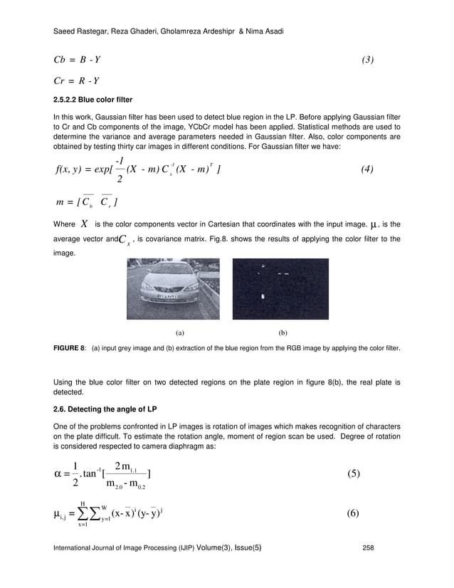 An Intelligent Control System Using An Efficient License Plate Location