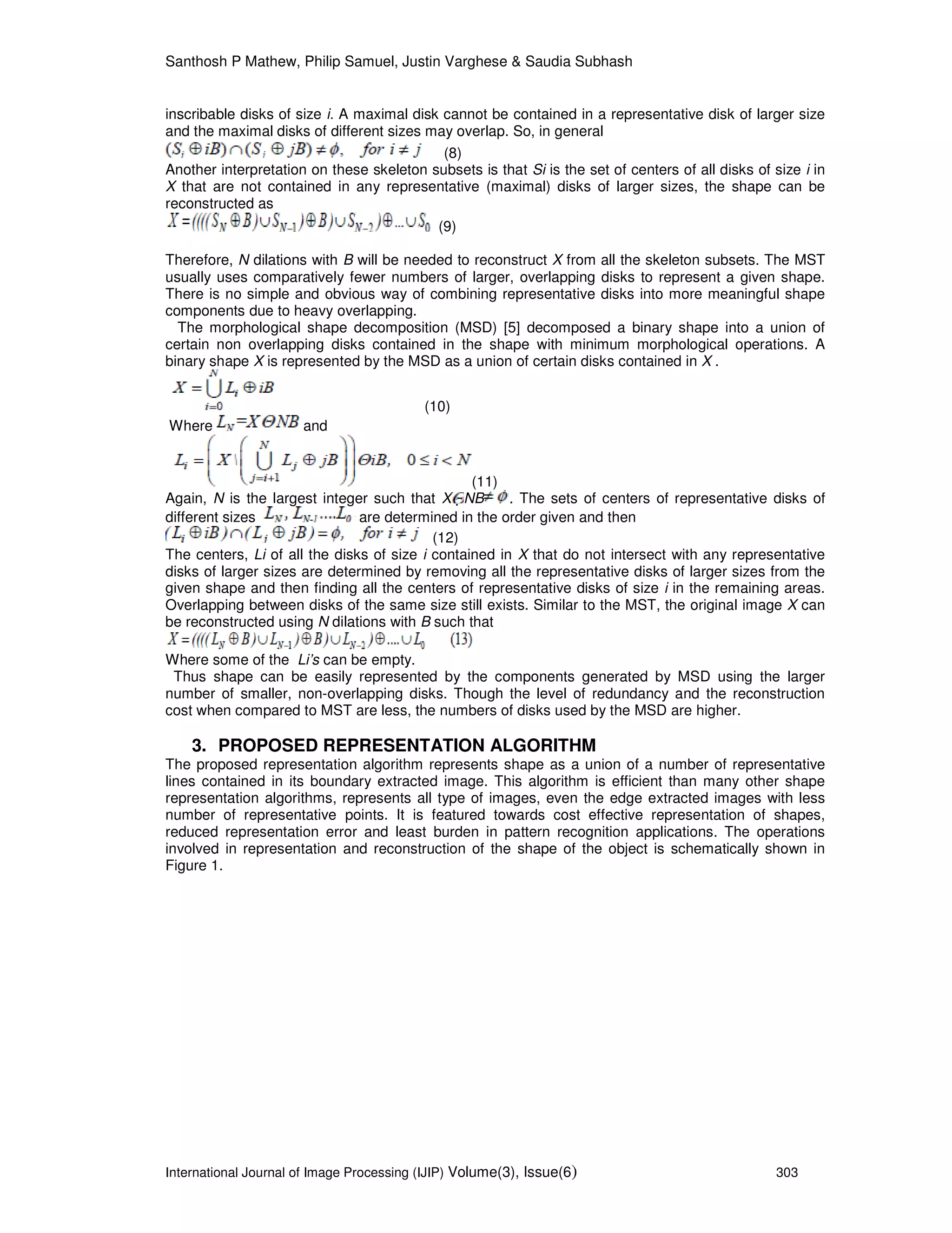 Enhanced Morphological Contour Representation and Reconstruction using Line Segments | PDF