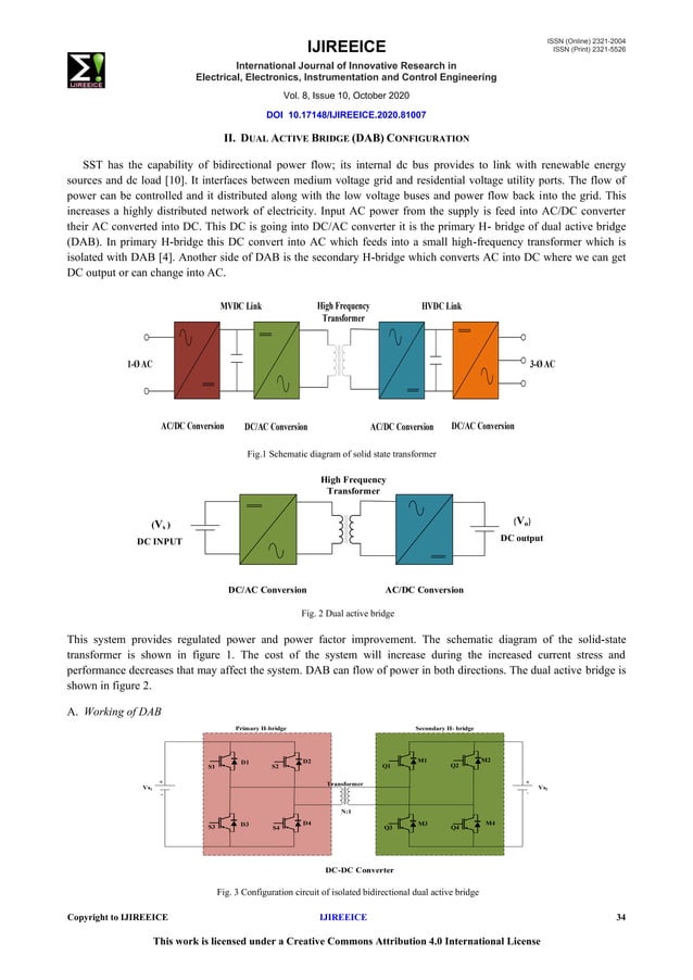 Voltage Control Of Dual Active Bridge Converter For Co Amorphous Core Material Based Solid State
