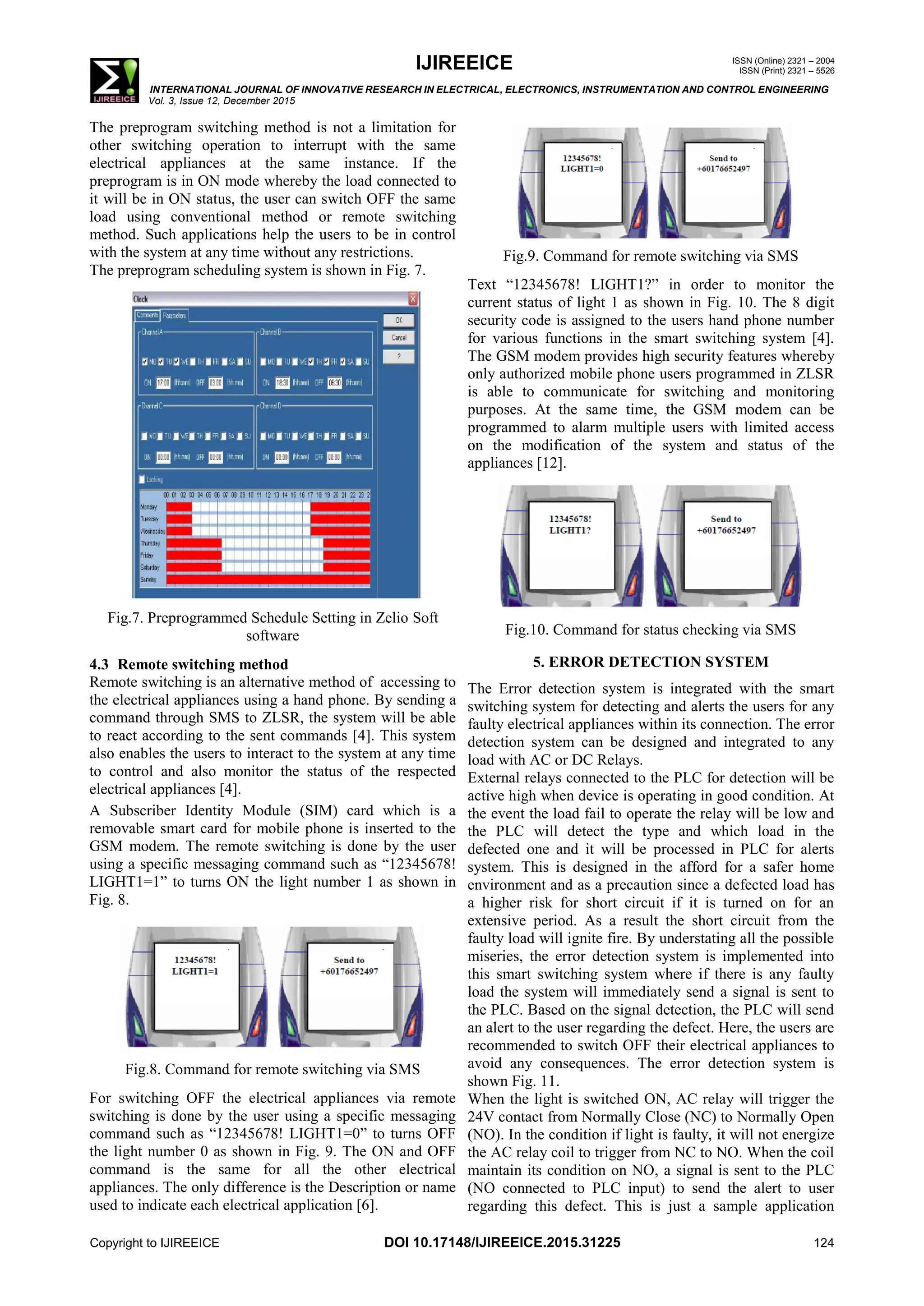A review on programmable logic controller based multiple switching system for electrical ...