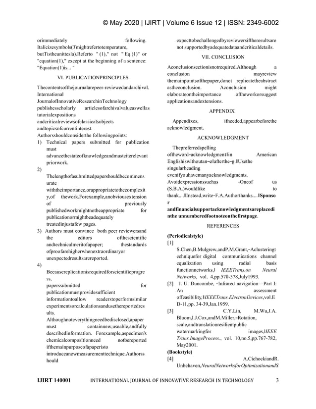 ijirt_paperformat.docx | Desktop Publishing | Computer Software and ...