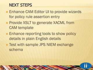 GRA, NIEM and XACML Security Profiles July 2012 | PPT