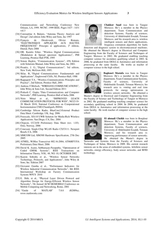 Efficiency Evaluation Metrics for Wireless Intelligent Sensors ...