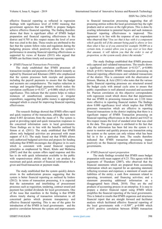 Integrated Financial Management Information System and Financial Reporting Effectiveness of ...