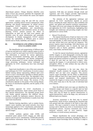 Effectiveness and Capability of Remote Sensing (RS) and Geographic Information Systems (GIS): A ...