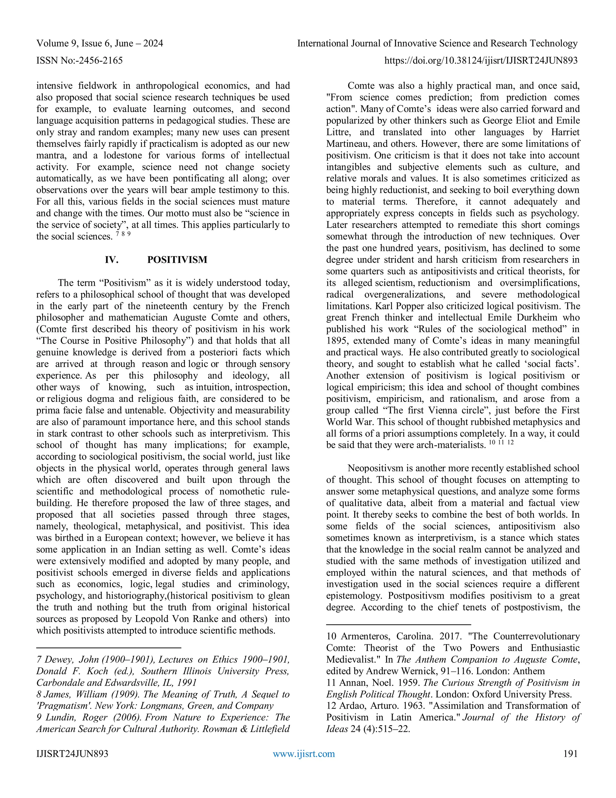 IJISRT24JUN893 Practicalism.pdf Sujay Rao | PDF | Science