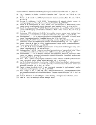 ADAPTIVESYNCHRONIZER DESIGN FOR THE HYBRID SYNCHRONIZATION OF HYPERCHAOTIC ZHENGAND HYPERCHAOTIC ...