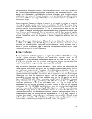 3-D WAVELET CODEC (COMPRESSION/DECOMPRESSION) FOR 3-D MEDICAL IMAGES | PDF | 3-D Graphics ...