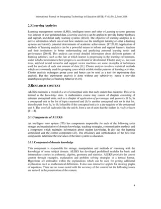 Student's Patterns of Interaction with a Mathematics Intelligent Tutor ...