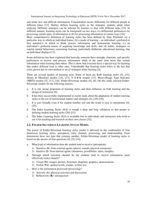 WHAT ARE THE SUITABLE INSTRUCTIONAL STRATEGY AND MEDIA FOR STUDENT LEARNING STYLES IN MIDDLE ...