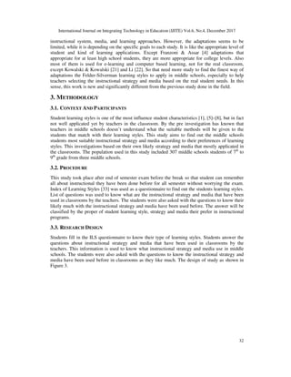 WHAT ARE THE SUITABLE INSTRUCTIONAL STRATEGY AND MEDIA FOR STUDENT LEARNING STYLES IN MIDDLE ...