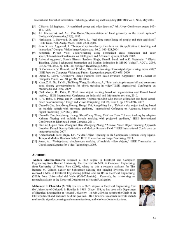A New Algorithm For Tracking Objects In Videos Of Cluttered Scenes Pdf