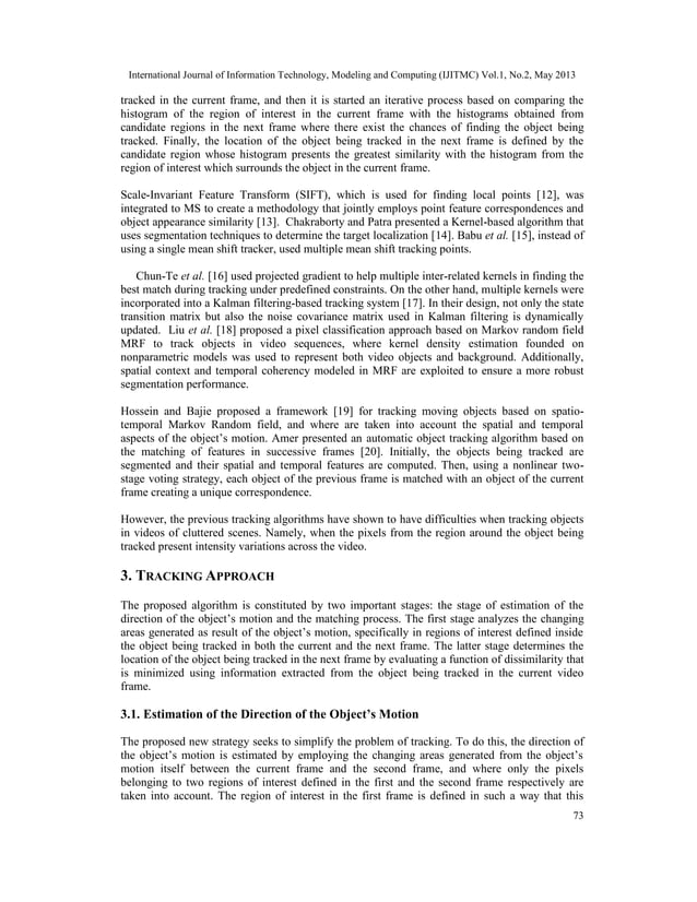 A New Algorithm for Tracking Objects in Videos of Cluttered Scenes | PDF