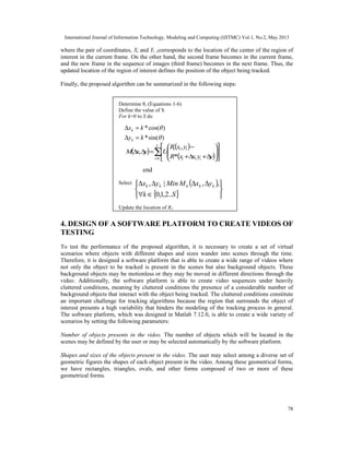 A New Algorithm for Tracking Objects in Videos of Cluttered Scenes | PDF