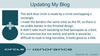 Updating circle of ignorance | PPT