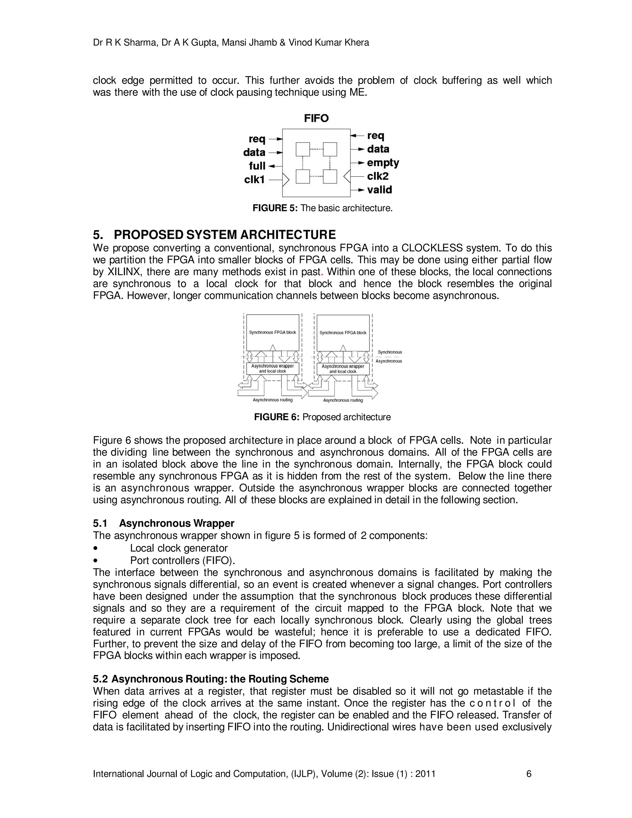 FIFO Based Routing Scheme for Clock-less System | PDF