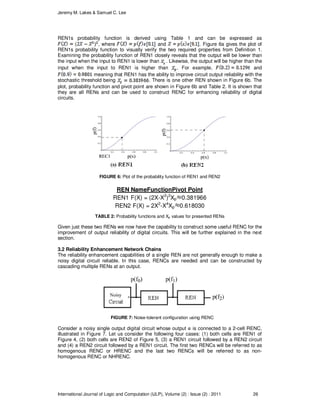 Reliability Improvement in Logic Circuit Stochastic Computation | PDF