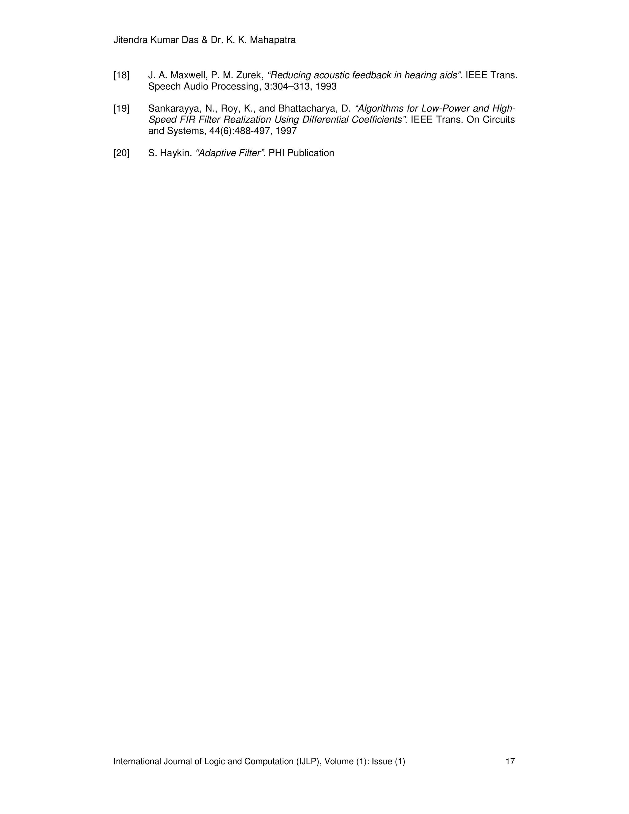 Design Of An Adaptive Hearing Aid Algorithm Using Booth Wallace Tree Multiplier Pdf