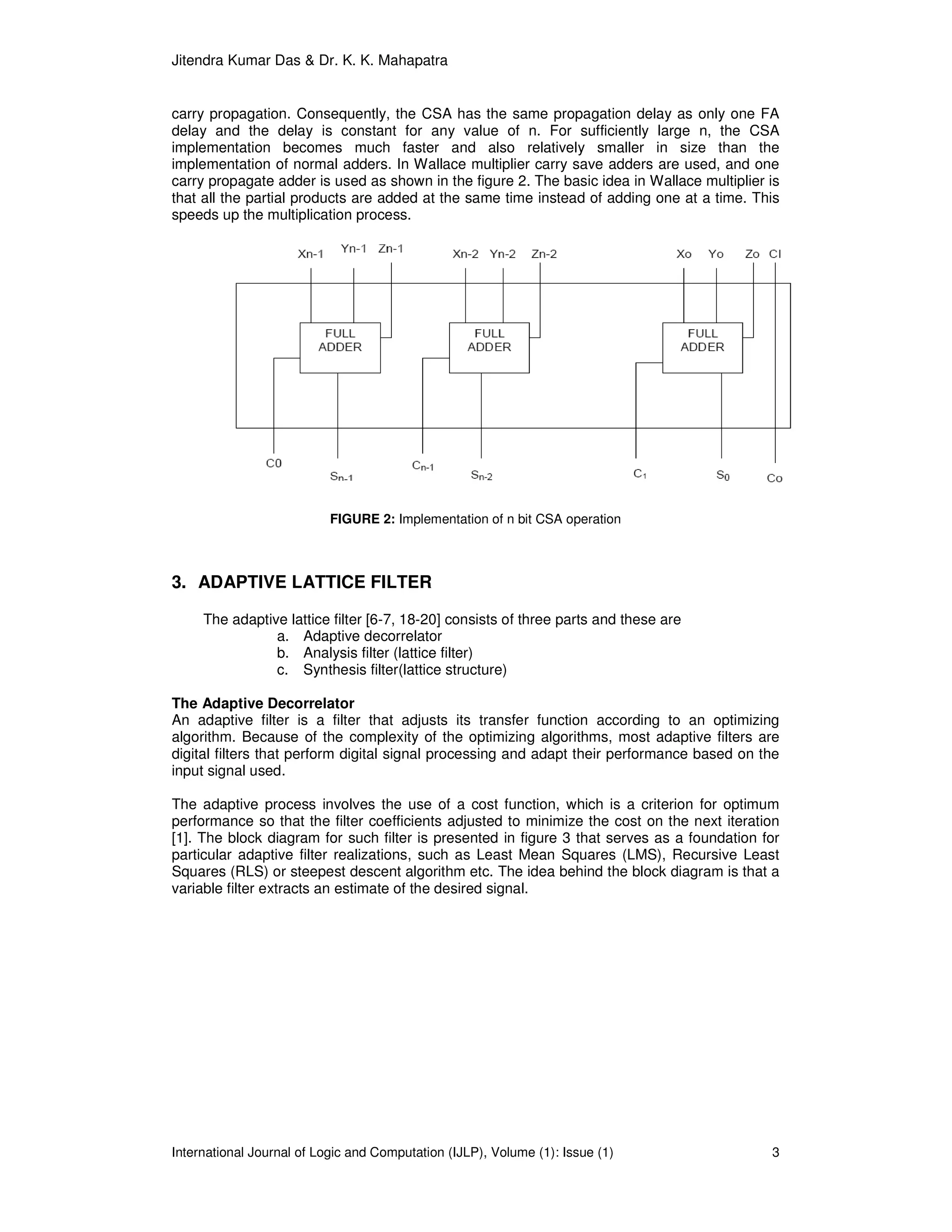 Design Of An Adaptive Hearing Aid Algorithm Using Booth Wallace Tree
