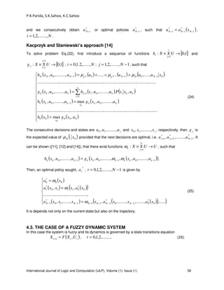 Some Studies on Multistage Decision Making Under Fuzzy Dynamic ...