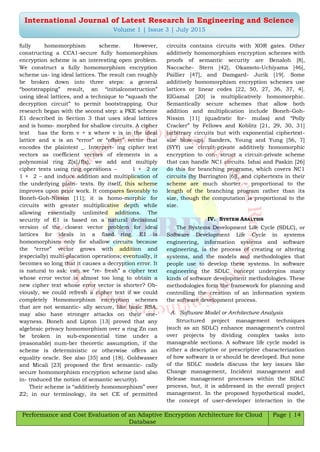 Performance and Cost Evaluation of an Adaptive Encryption Architecture for Cloud Database | PDF ...