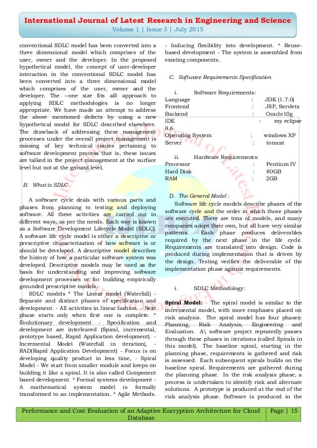 Performance And Cost Evaluation Of An Adaptive Encryption Architectur