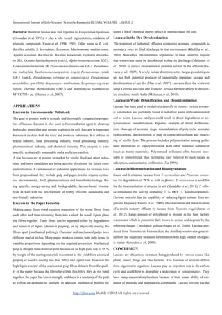 Laccase sources and their applications in environmental pollution | PDF