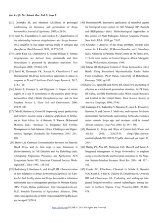 Review on Striga Weed Management | PDF