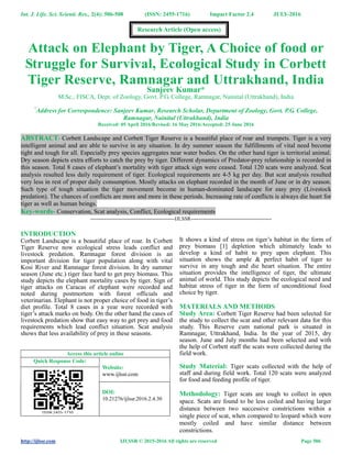 Attack on Elephant by Tiger, A Choice of food or Struggle for Survival ...