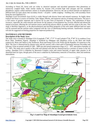 Assessment of the Physicochemical and Microbial Properties of ...