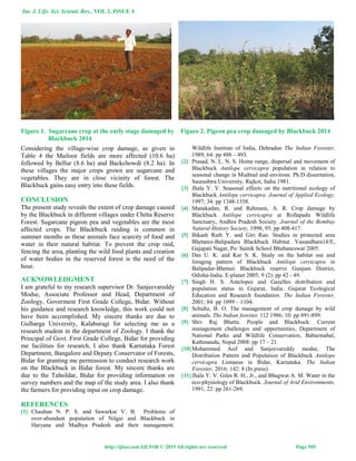 Crop Damage by the Blackbuck Antilope cervicapra in and around Chitta ...