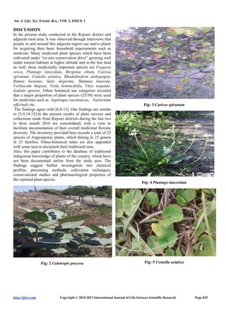 Distribution, Diversity, Indigenous Use and its Utilization of the ...