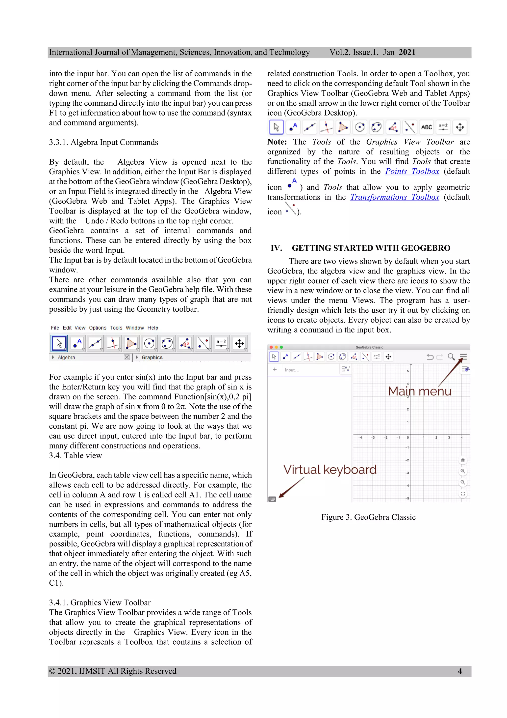 Application of Geogebra In Mathmatics Teaching | PDF