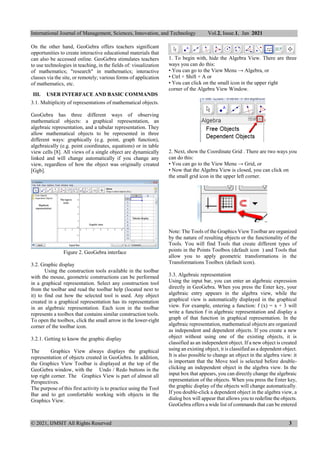 Application of Geogebra In Mathmatics Teaching | PDF