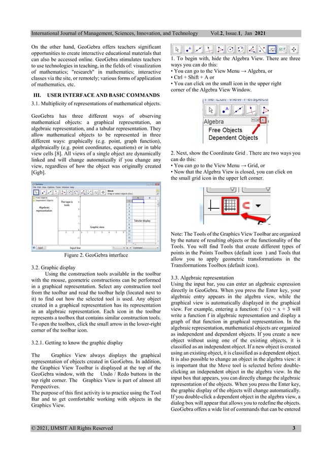 Application of Geogebra In Mathmatics Teaching | PDF