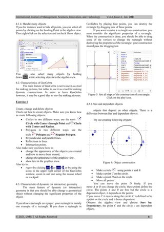 Application of Geogebra In Mathmatics Teaching | PDF