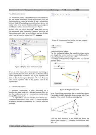 Application of Geogebra In Mathmatics Teaching | PDF