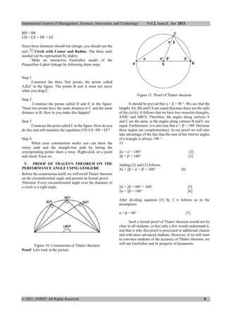 Application of Geogebra In Mathmatics Teaching | PDF