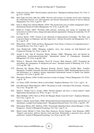 A STUDY ON STRESS MANAGEMENT IN VARIOUS SECTORS IN INDIA | PDF