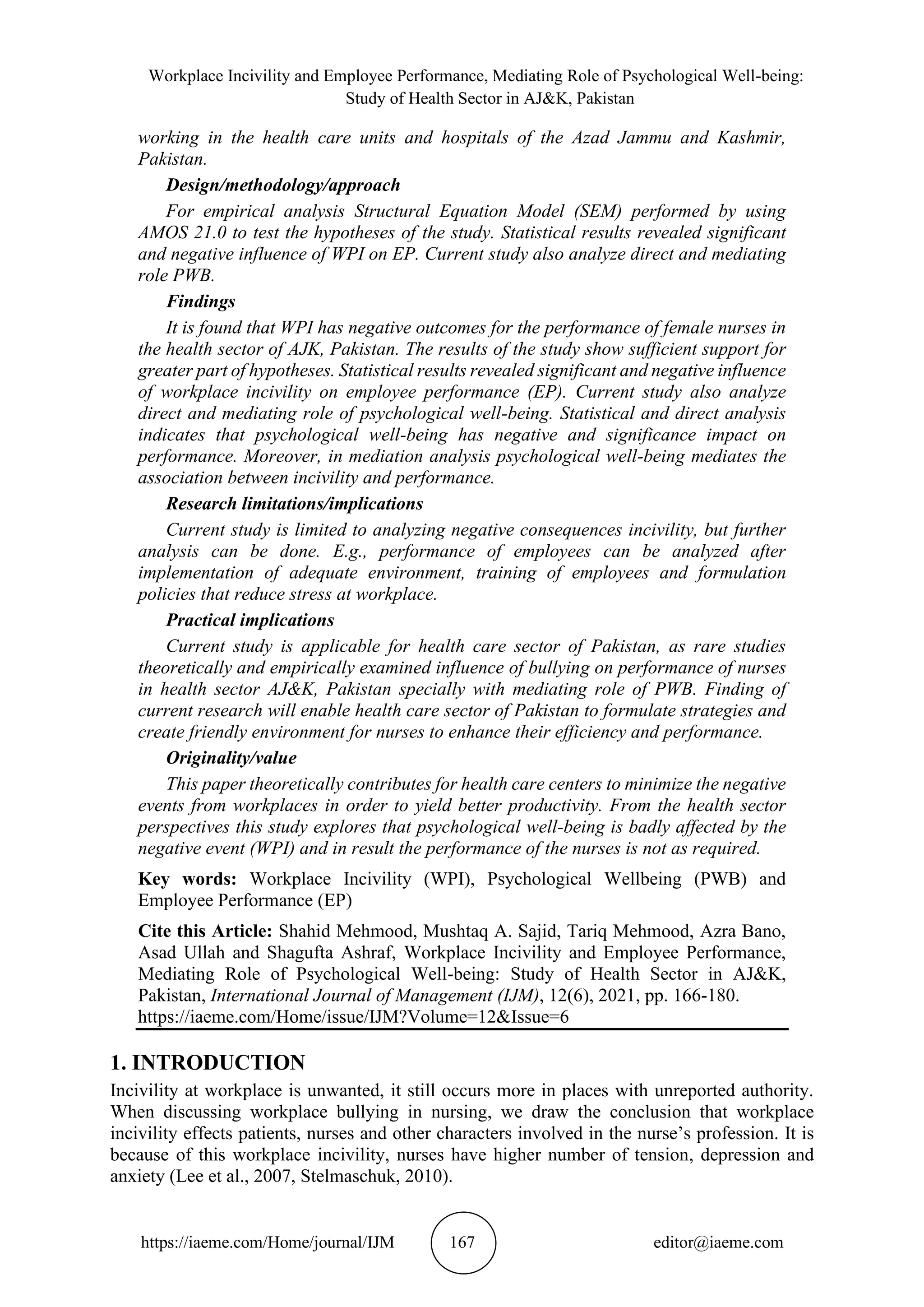 Cyber Incivility and its impact | PDF