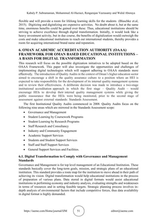 DIGITALIZATION AND DIGITAL TRANSFORMATION IN TAKING THE OMAN ACADEMIC ...