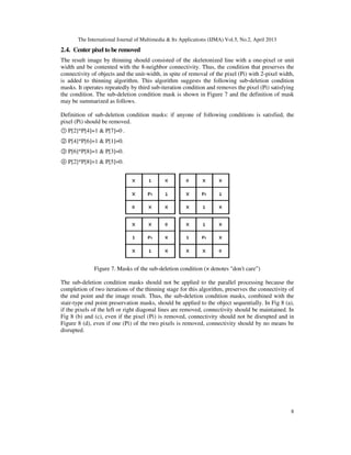 IMPROVED PARALLEL THINNING ALGORITHM TO OBTAIN UNIT-WIDTH SKELETON | PDF