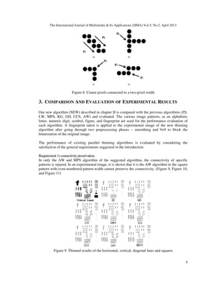 IMPROVED PARALLEL THINNING ALGORITHM TO OBTAIN UNIT-WIDTH SKELETON | PDF