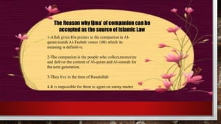 Ijma’ and qias | PPTX