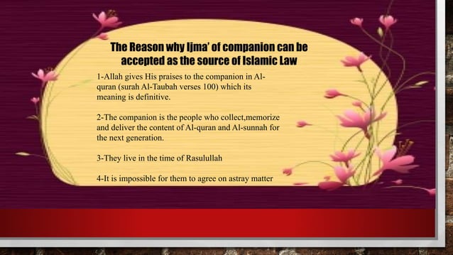 Ijma’ and qias | PPTX